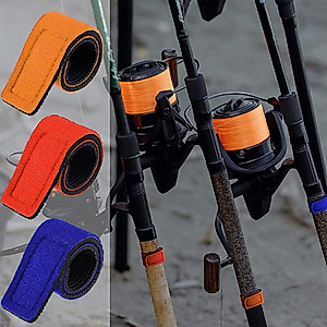 BESPORTBLE 6pcs Lure Rod Strap Pole Wraps Fishing Pole Holder Travel Fishing Rod Carriers Fishing Rod Holder Fish Rods Bands Fishing Rod Bandage Fishing Rod Sleeve Fishing Rod Rack Belt