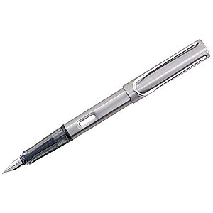 Lamy AL-Star Fountain Pen (26M) Graphite & 5 Black Ink Cartridges