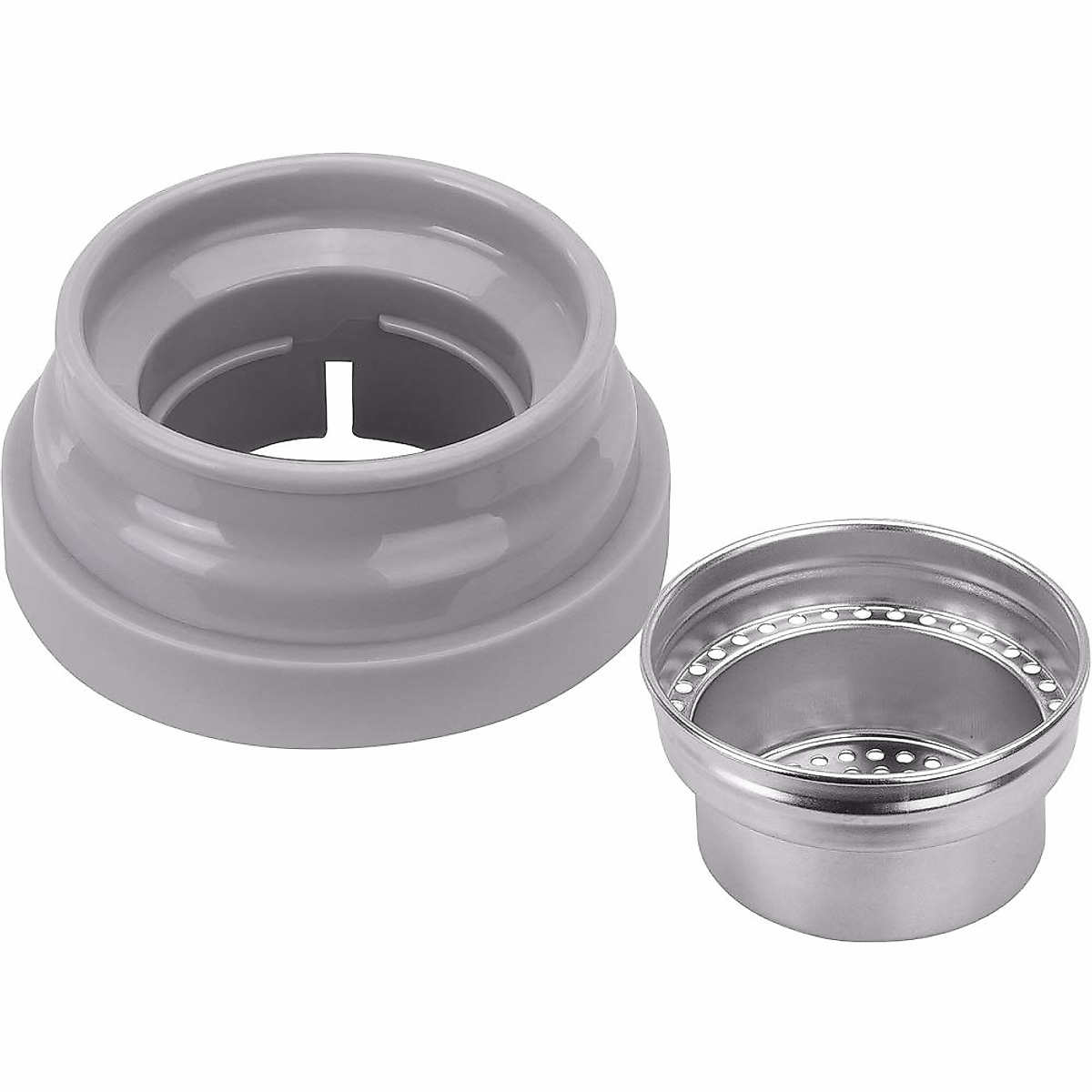 Zwilling Thermo Thermos Flask, Integrated Filter Insert, Vacuum Flask for Tea & Infused Water, Double Wall Insulation, 420 ml, Height: 17,2 cm, White