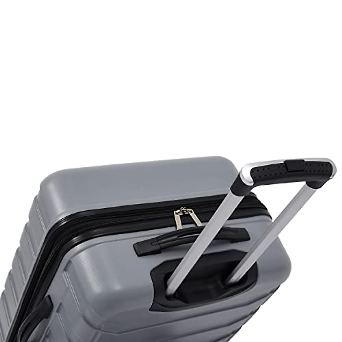 Wrangler 4 Piece Elysium Luggage and Packing Cubes Set, Sharkskin