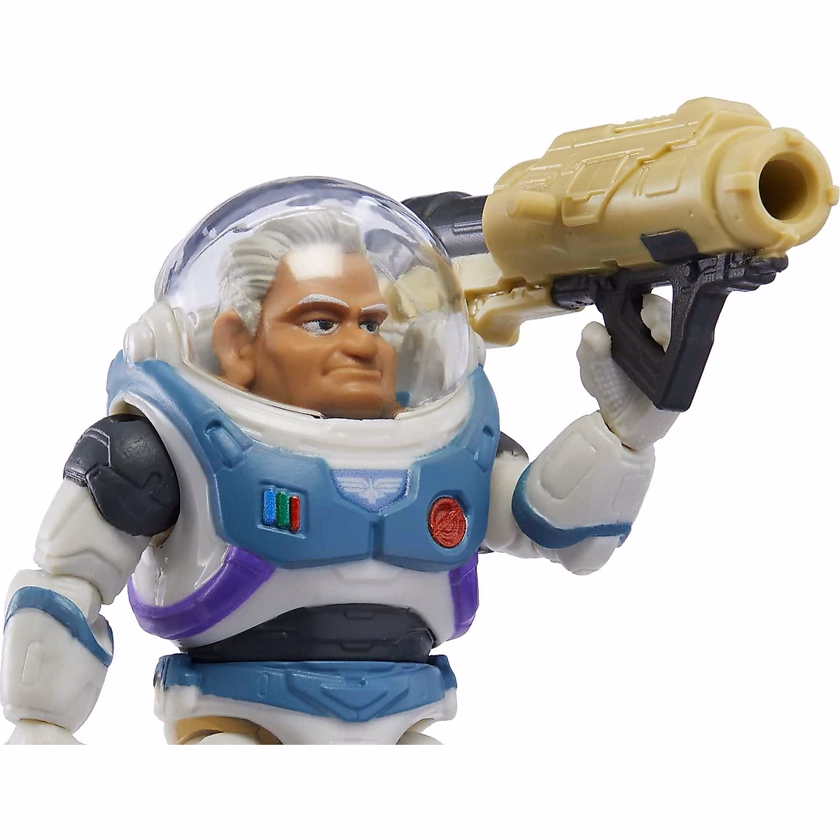Mattel Disney and Pixar Lightyear Space Ranger Alpha Darby Steel Action Figure, 14 Points of Articulation & Accessories, 5-in Scale