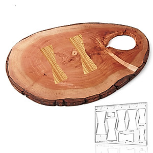 ETFOBMI Router Template for Woodworking, 8 in 1 Router Jig Bow tie Template Jia for Woodworking, Butterfly Inlay Template Decorative Bowtie Router Template