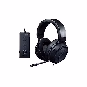 Razer Kraken Tournament Edition: THX Spatial Audio - Full Audio Control - Cooling Gel-Infused Ear Cushions- Black (Renewed)