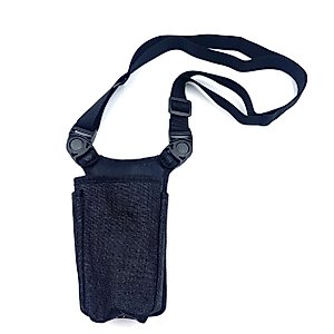 Square Payment Pouch with Sling/Waistbelt and Rugged Metal Belt Clip