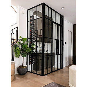 Ultra Wine Racks Cork Out Wall Mounted Wine Racks (4 Foot, Matte Black)