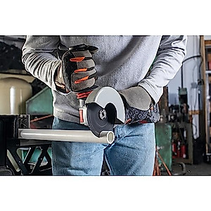 BOSCH GWX18V-50PCB14 18V X-LOCK Brushless Connected-Ready 4-1/2 In. – 5 In. Angle Grinder Kit with (1) CORE18V® 8 Ah High Power Battery,Black