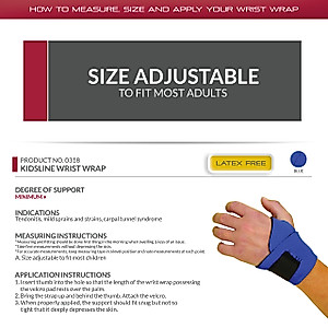 OTC Kidsline Wrist Wrap, Compression Support, Reversable