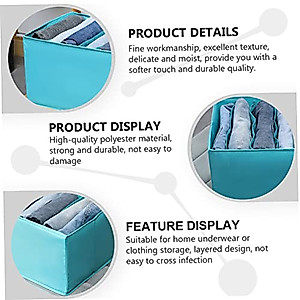 TIDTALEO 1pc Underwear Storage Box Dresser Dividers Desk Divider Storage Dresser Organizer Cloth Drawers Divider Vanity Drawer Organizer Closet Underwear Organizer Sock Storage Box Sock Bra