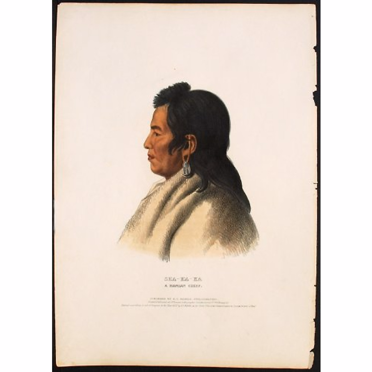Sha-Ha-Ka, A Mandan Chief