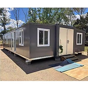 Generic Grande Portable 40ft prefab Homes Expandable Container House for Sale. (Grey, White, Customize, 40ft)