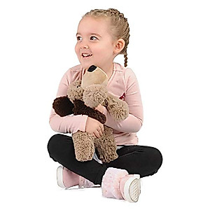 Brown Dog Warmies - Cozy Plush Heatable Lavender Scented Stuffed Animal