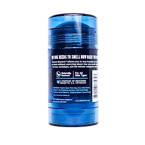 Duke Cannon Supply Co. Natural Charcoal Deodorant for Men, 2.75oz - Fresh Water & Neroli - Aluminum Free, Alcohol Free, Long-Lasting Solid Deodorant for Odor Protection