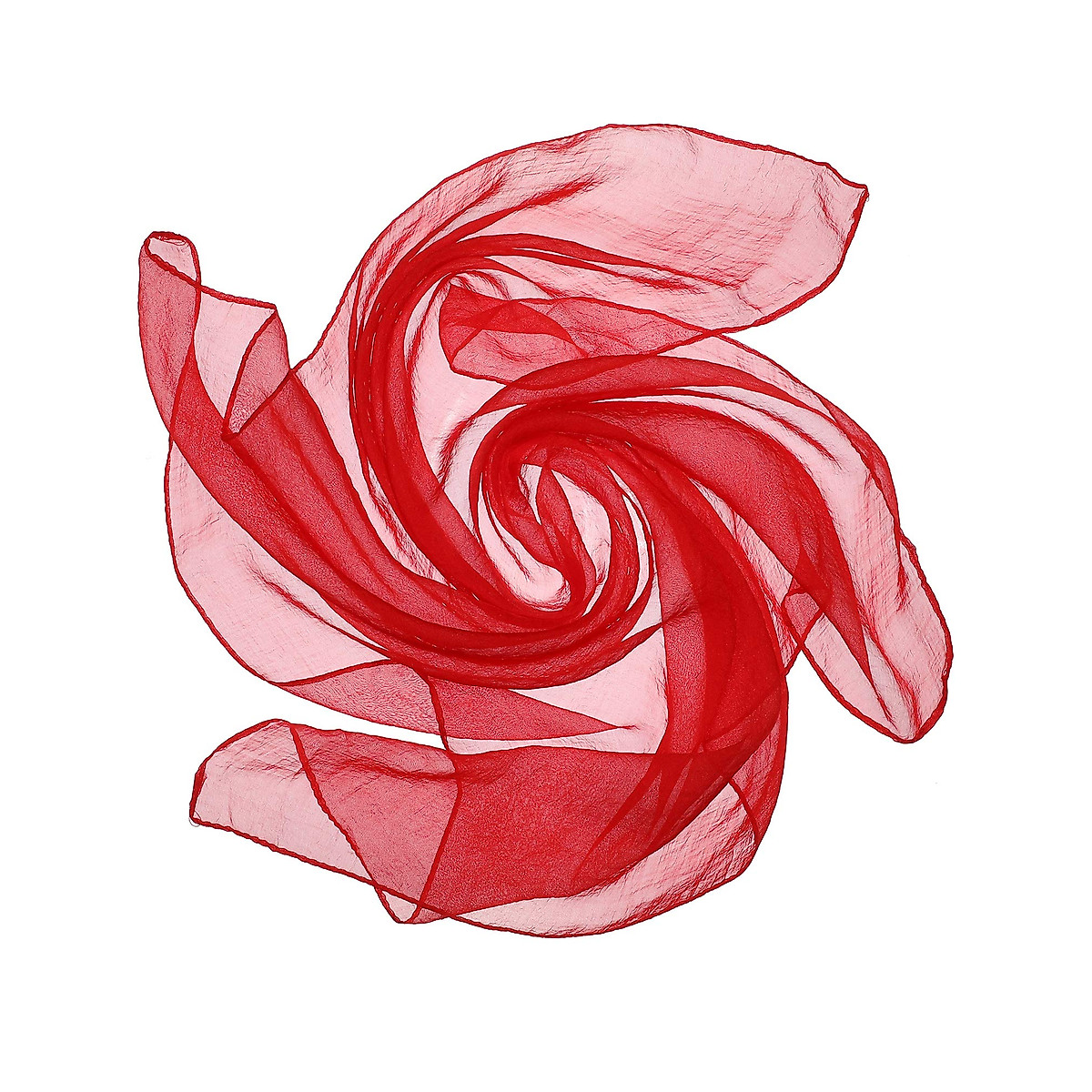 SATINIOR Chiffon Scarf Women Square Handkerchief Lightweight Satin Ribbon Scarf Retro Neck Scarf