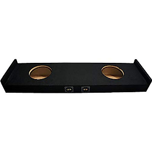ASC FTB2X10-15CREW Compatible with Ford F-150 2015 - UP Super Crew Cab Truck Dual 10" Sub Box Subwoofer Enclosure