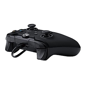 PDP Wired Game Controller - Xbox Series X|S, Xbox One, PC/Laptop Windows 10, Steam Gaming Controller - USB - Advanced Audio Controls - Dual Vibration Videogame Gamepad - Raven Black
