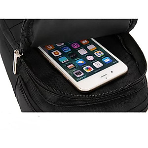 Lmagice Men's chest bag canvas leisure bag sports small backpack oxford cloth single shoulder messenger bag