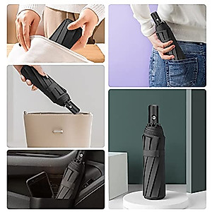 ZUOYOUZ Portable Travel Umbrellas for Rain Windproof，Portable, Automatic, Strong, Durable, Premium Grip, Vibrant Designs, Folding Perfect Car Umbrella, Golf Umbrella,and On-the-Go