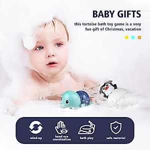 Bath Toys for Toddlers 1-3 Year Old - Pop-up Hatch Egg,Wind Up Swim Turtle,Lemon Cup with Interactive Bath Toys for Baby Bathtub Water Toys -Toy for 1 2 3 4 5 6Years Old Boy Girls for Gifts