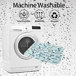 Mechpia 2 Pack Guinea Pig Cage Liners, Size 27’’ x 19’’ Super Absorbent – Reusable & Washable Guinea Pig Pee Pads Bedding for Hamster Rabbit Chinchilla Gerbil Hedgehog Mouse Small Animal