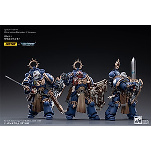 HiPlay JoyToy Warhammer 40K 1/18 Scale Science-fiction Action Figures-Ultramarines Space Marines Bladeguard Veterans 03