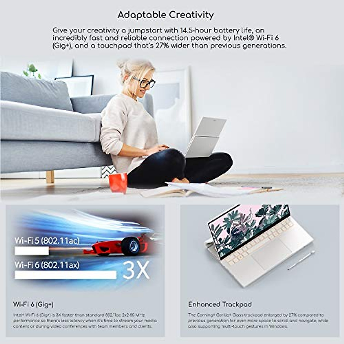 Acer ConceptD 3 Ezel CC314-72G-72SX Convertible Creator Laptop, Intel i7-10750H, GeForce GTX 1650 Max-Q, 14" FHD, Gorilla Glass, Pantone Validated, 100% sRGB, 16GB, 512GB NVMe SSD, Wacom AES 1.0 Pen