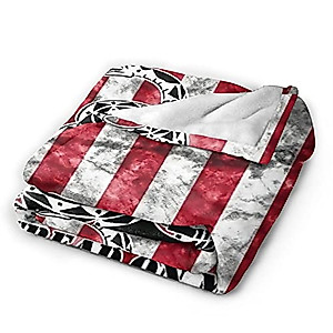Dont Tread On Me Throw Blanket Cozy Soft Fleece Blanket for Sofa Bed Living Room Couch Chair Or Dorm 50X40