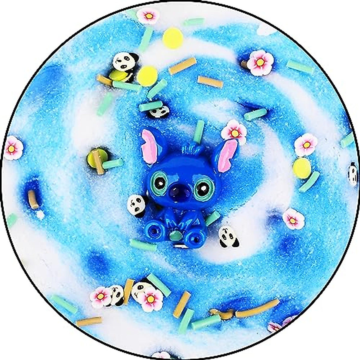 Cloud Slime with Cute Charms, Colorful Slime Scented DIY Slime Supplies for Boys and Girls, Stress Relief Toy for Kids Education, Party Favor, Best Birthday Gift,(7oz 200ML)