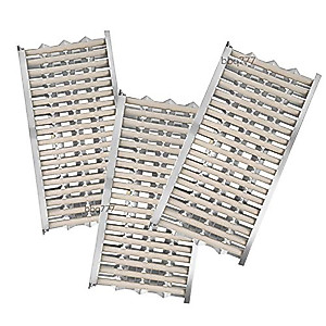 bbq777 3-Pack Replacement Complete Kit - 18 5/8" x 9 7/8" Radiant Tray & Ceramic Rod for DCS Gas Grill Modles BGA36, BGA48, BGB36, and BGB48,Etc