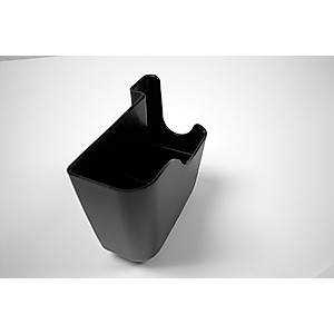 San Jamar Dome Garnish Caddies Attachable Trays for Kitchen, Bar, and Restaurants, Plastic, 5.25 Inches, Black