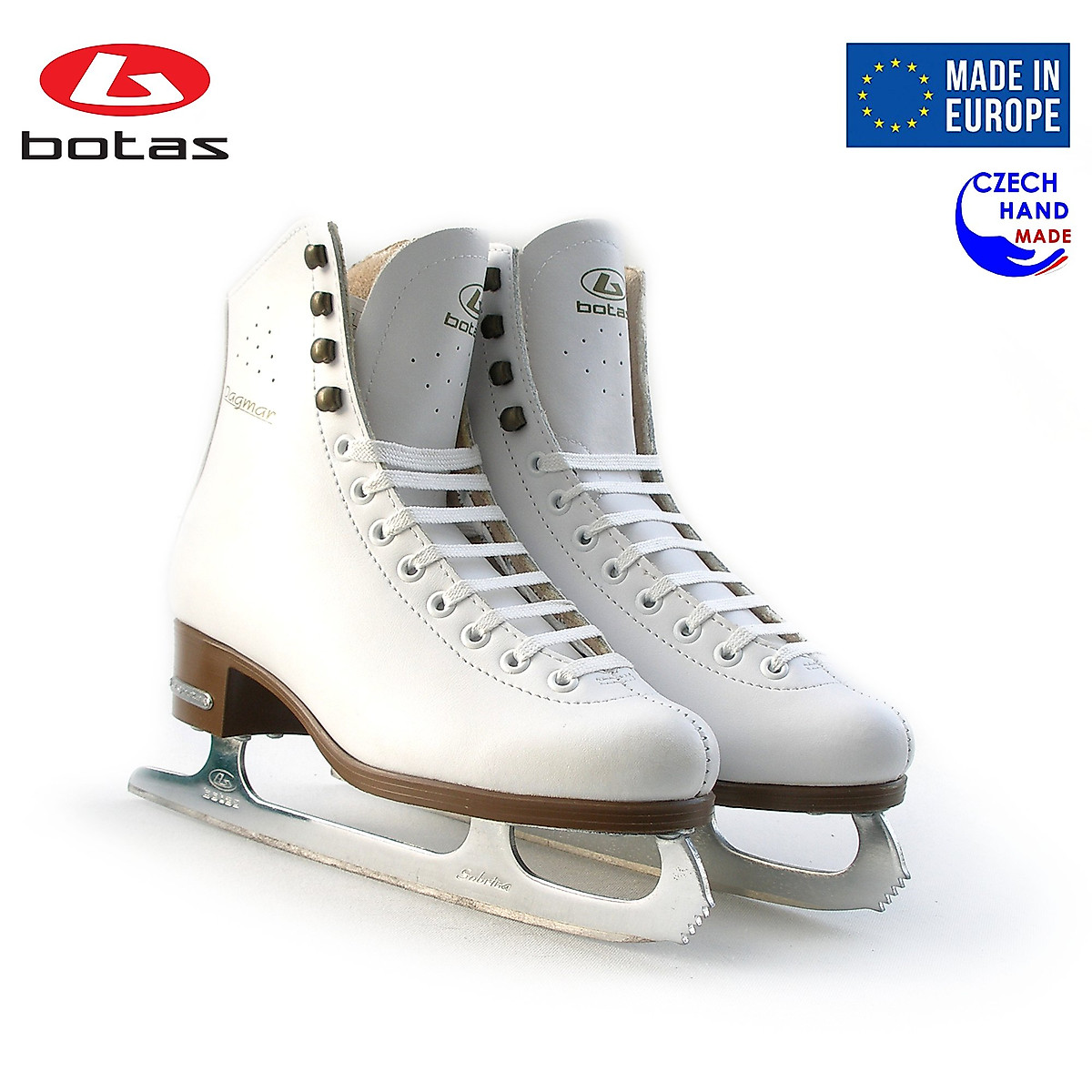 Botas - model: 325 / Figure Ice Skates Women, Girls/Color: White, Size: Adult 7.5