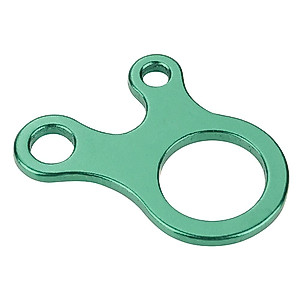 20pcs Tent Guy Lines Tensioners Ultralight Aluminium Alloy Rope Guylines Adjuster 3Hole Quick Knot Tent Cord Runner Fastener Wind Rope Buckle for Camping Hiking Backpacking Outdoor Activity (Green)