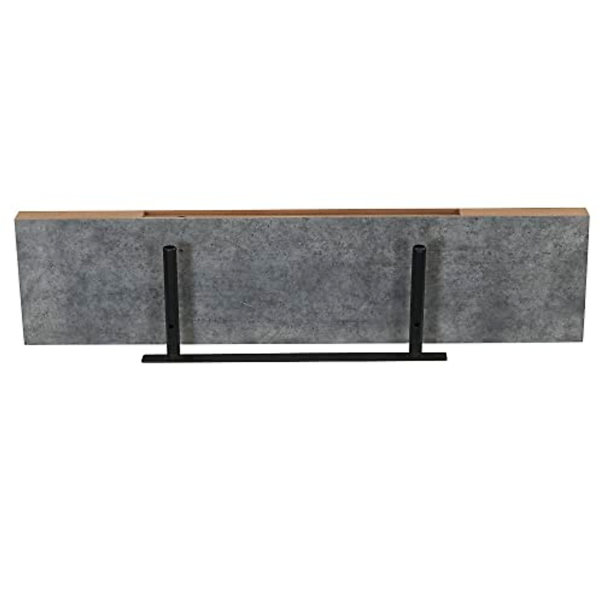Household Essentials Floating Wall Shelf, Slate Grey