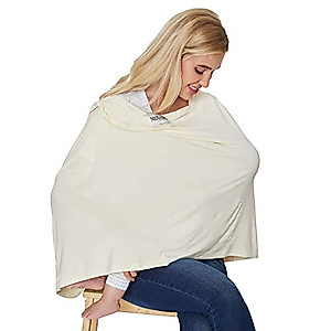 NeoTech Care Baby Nursing Cover Breastfeeding Scarf | Soft Fabric (Gray)