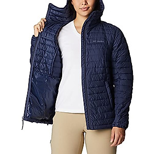 Columbia Women's Silver Falls Hooded Jacket, Nocturnal, Large