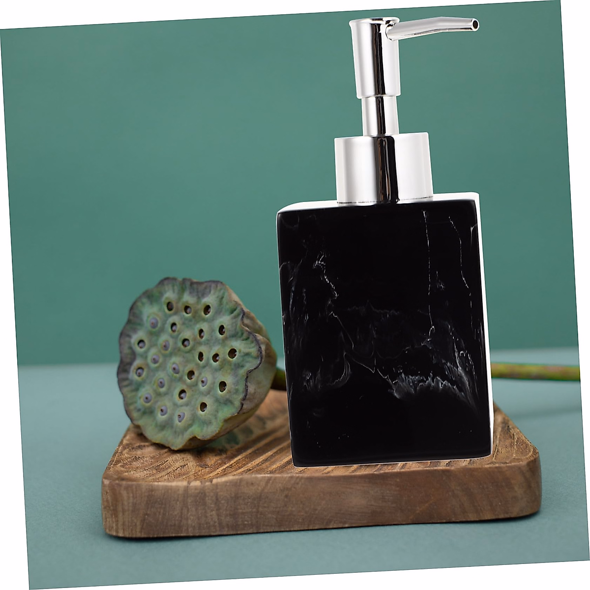 LIFKICH Bottled Shower Gel Bottle Marble Soap Dispenser Makeup Sample Bottles Soap Pump Bottle Lotion Soap Dispenser Foam Pump Bottle Storage Bottle Resin Soap Bottle Simple