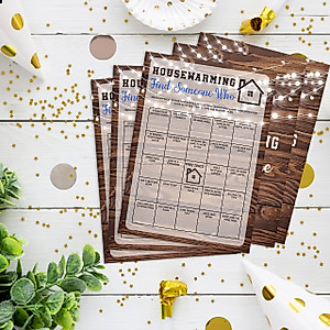 Housewarming Party Games, House Hunt, Rustic New Home, New House, New Homeowner Party Games Cards, 30 Sheets Each Pack