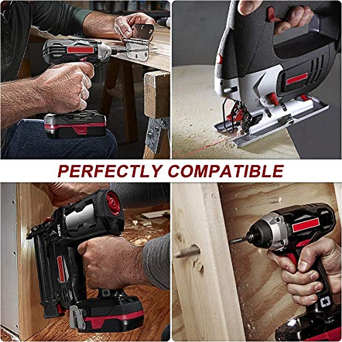 Energup 2Pack 3.5Ah Replacement Craftsman 19.2Volt Battery Lithium for Craftsman C3 XCP Craftsman 19.2V Battery 130279005 1323903 130211004 11045 315.115410 315.11485 for 19.2V Craftsman Battery