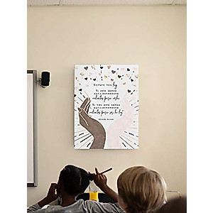 Spanish Language Diversity Art for Kids - Amanda Gorman Inauguration Speech in Spanish - Siempre hay luz - There is always light - UNFRAMED Poster 5x7" 8x10" 11x14" 16x20" 24x36"