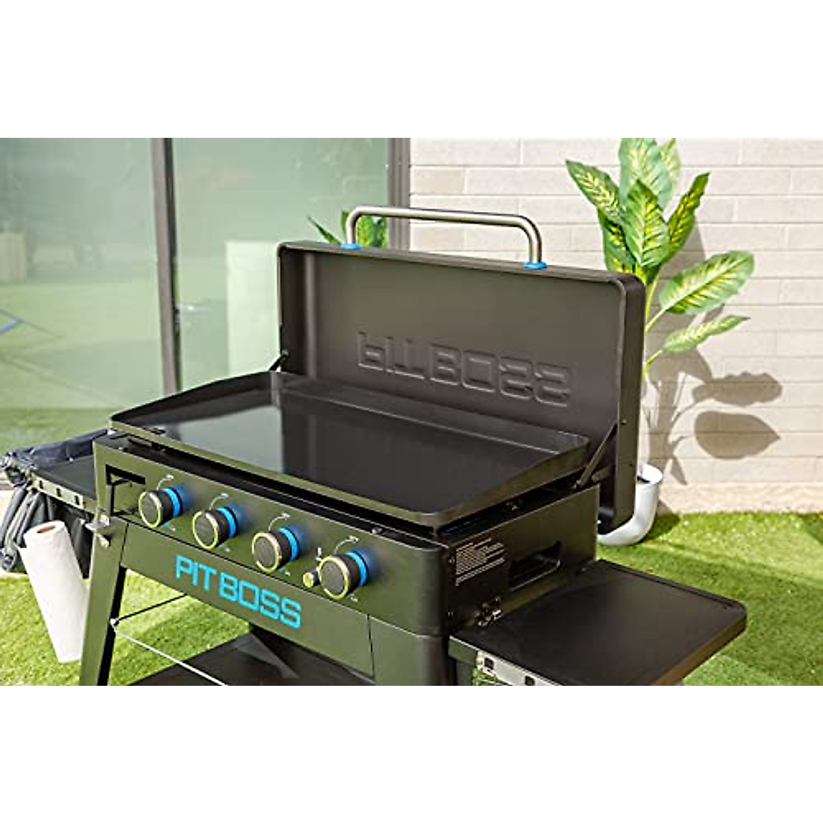 Pit Boss Ultimate Gas 4 Burner Non-Stick Lift-Off Griddle