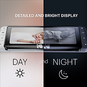 KODAK Cherish C525P Smart Video Baby Monitor, Video for Clear and Confident Check-Ins, User-Friendly Setup and Use and Battery-Life Lasting Through Naptimes or The Whole Night