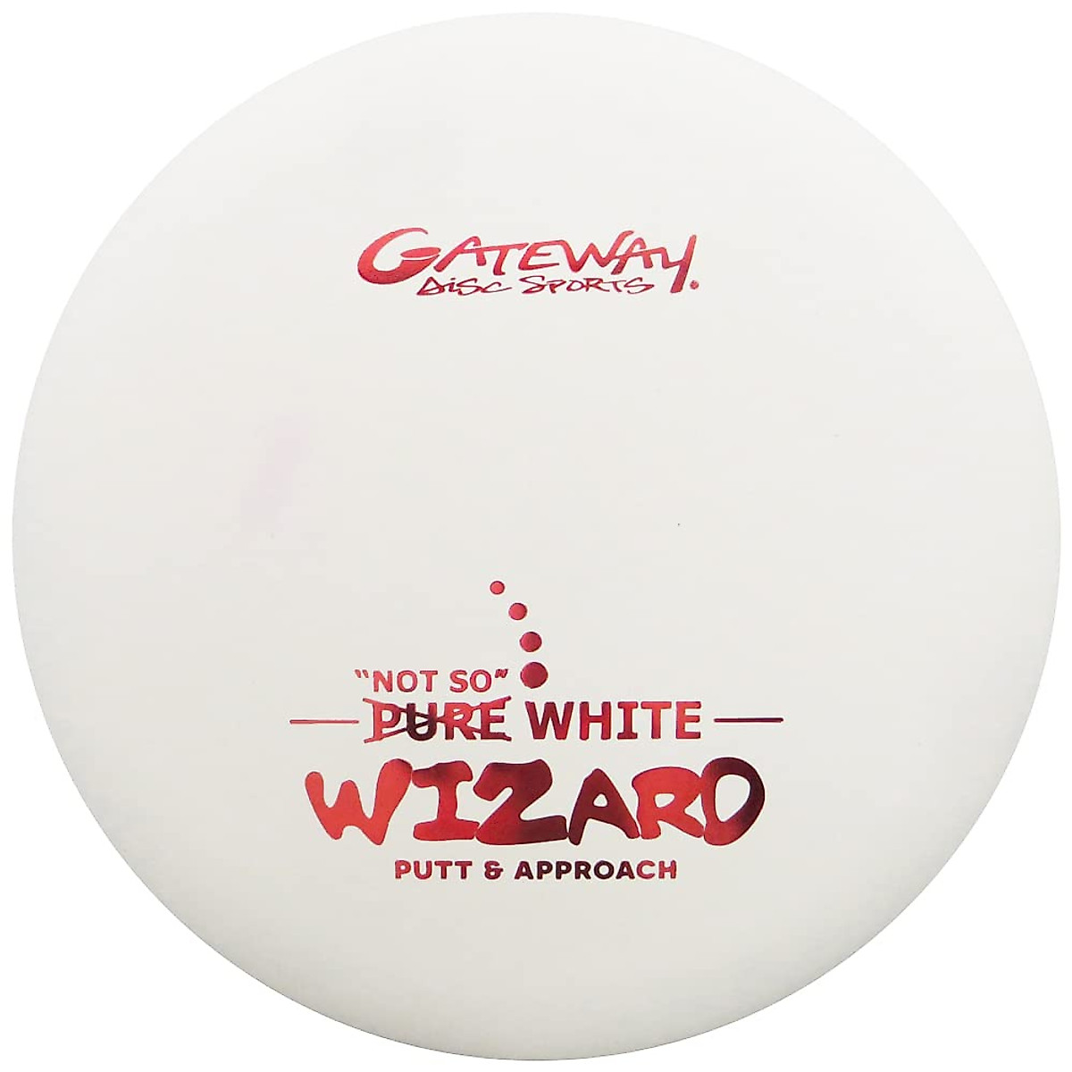 Gateway Disc Sports "Not So Pure White Wizard Putter Golf Disc [Colors May Vary] - 170-172g