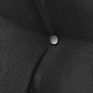 Classic Accessories Water-Resistant Indoor/Outdoor Bench Cushion, 54 x 18 x 5 Inch, Black, Patio Bench Cushion