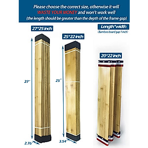 Kaupuar 27 * 25 inch Adjustable Couch Cushion Support Thicker Boards Insert Under Sofa Repair- Fix Sagging Furniture Seat (Set of 7)