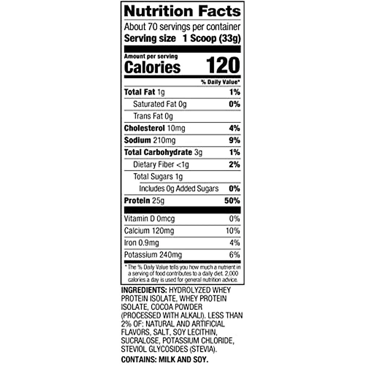 Dymatize ISO100 Hydrolyzed Protein Powder, 100% Whey Isolate Protein, 25g of Protein, 5.5g BCAAs, Gluten Free, Fast Absorbing, Easy Digesting, Fudge Brownie, 5 Pound