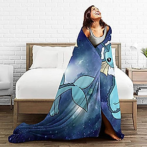 946 Water Spirit Blanket Super Soft Micro Fiber Cozy Blanket for Suitable Bed Couch for Adults and Children Throw Blankets 60*50inch, Black