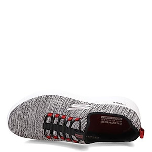 Skechers Men's Gowalk Flex-Athletic Slip-On Casual Walking Shoes with Air Cooled Foam Sneakers, White/Black 2, 9.5