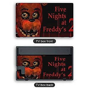 FNAF Sticker for Switch Protector Cover Protective Faceplate Full Set Console Dock for Switch/Switch lite