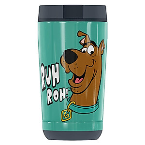 THERMOS Scooby-Doo Ruh Roh Face, GUARDIAN COLLECTION Stainless Steel Travel Tumbler, Vacuum insulated & Double Wall, 12oz