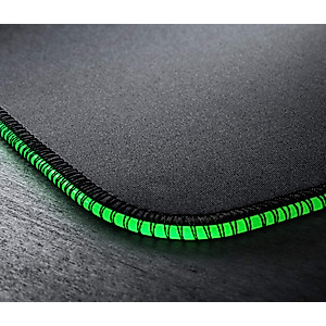 ROCCAT Sense AIMO XXL Ultra-Wide PC Gaming Mousepad, RGB Illumination, High Precision, Non Slip Back, Extended Keyboard Desktop Mouse Pad with Stitched Edges, Smooth, Black