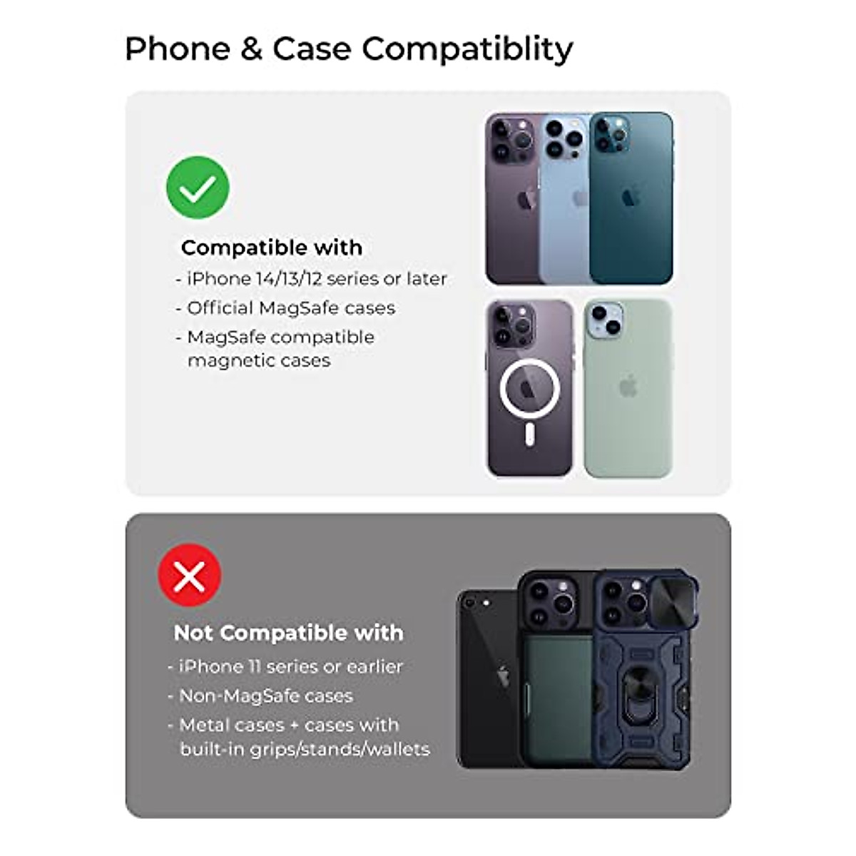 iOttie Velox Magnetic Wireless Charging Air Vent Car Mount. Compatible with MagSafe iPhones, including iPhone 12/13, iPhone 14, iPhone 12/13/14 Pro/Pro Max, 12/13 mini/14 Plus (Power Supply Included)